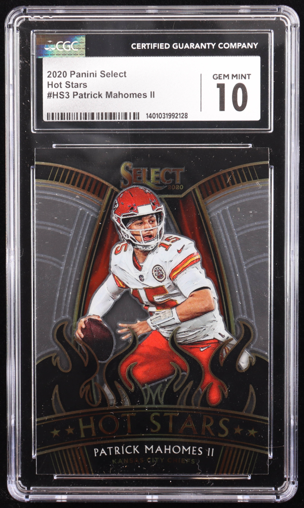 Patrick Mahomes II 2020 Select Hot Stars #3 (CGC 10) | Pristine Auction