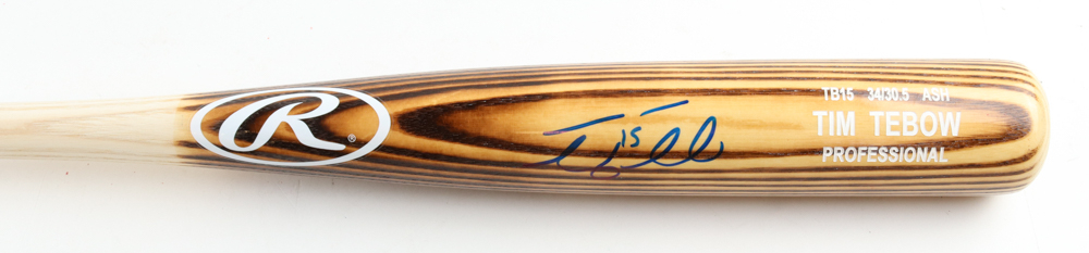 Tim Tebow Signed Personally Owned & Used Rawlings Player Model Baseball ...