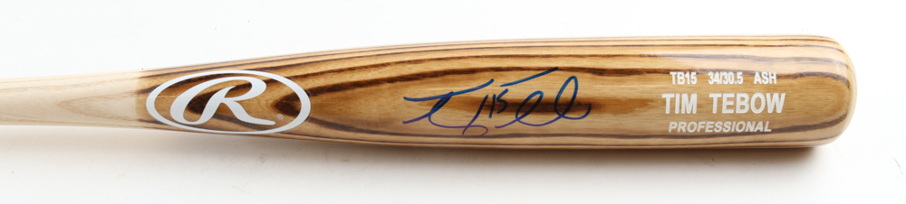 Tim Tebow Signed Personally Owned & Used Rawlings Player Model Baseball ...