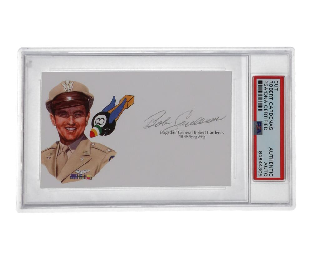 Robert Cardenas Signed Cut with Portrait (PSA) | Pristine Auction