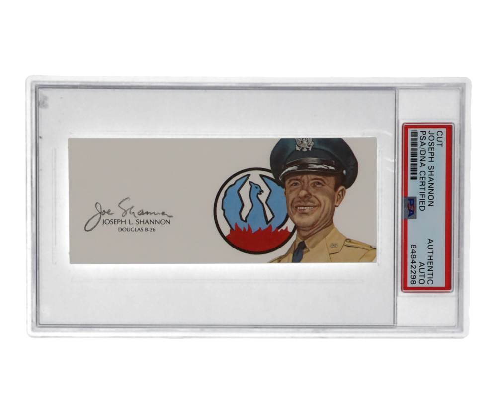 Joseph Shannon Signed Cut with Portrait (PSA) | Pristine Auction