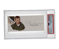 Chuck Yeager Signed Cut with Portrait (PSA) | Pristine Auction