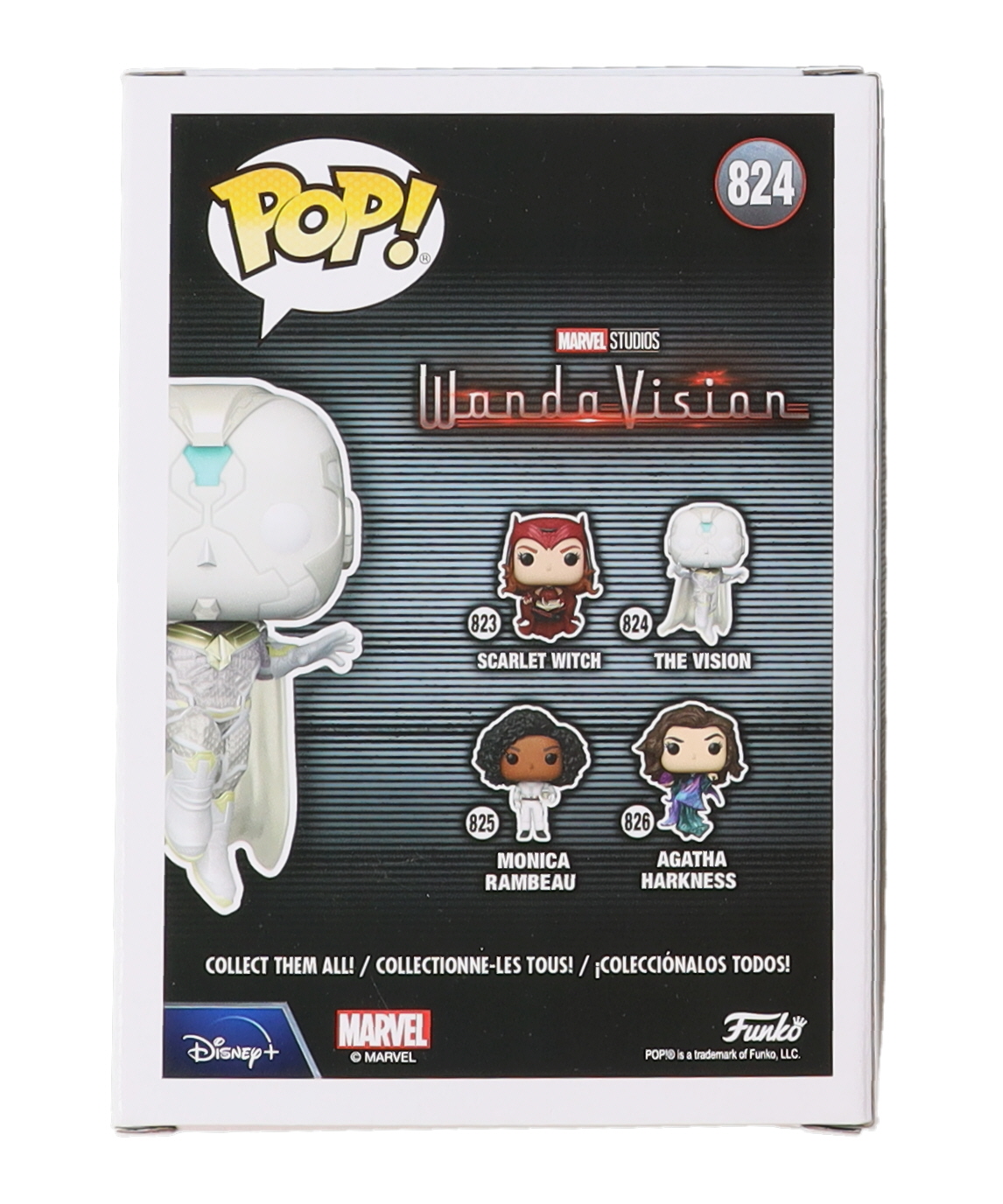 Paul Bettany Signed "Wanda Vision" #824 The Vision Bobble-Head Funko ...