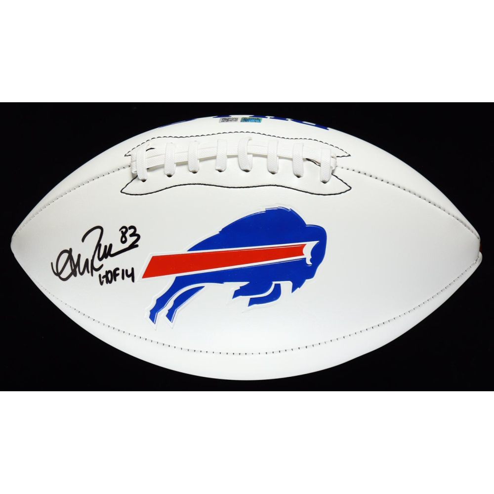 Andre Reed Signed Bills Logo Football Inscribed "HOF 14" (TSE ...