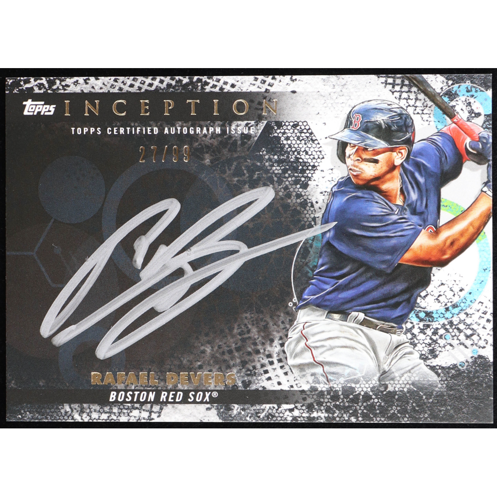 Rafael Devers 2022 Inception Silver Signings #ISSRD #27/99 | Pristine ...