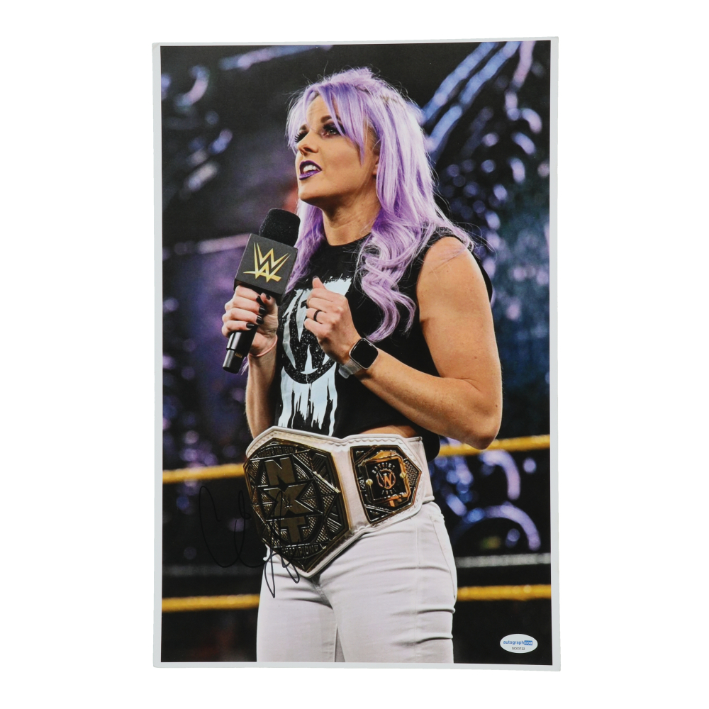 Candice LeRae Signed WWE 11x17 Photo (AutographCOA) | Pristine Auction