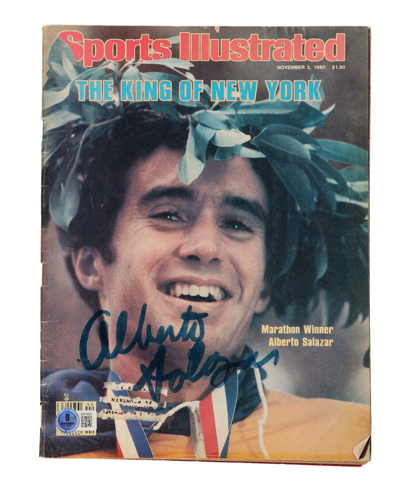 Alberto Salazar Signed 1980 Sports Illustrated Magazine (Beckett) | Pristine Auction