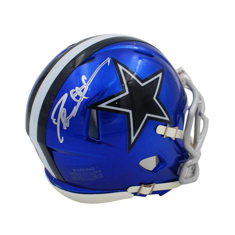 Deion Sanders Signed Cowboys Flash Alternate Speed Mini Helmet (Radtke ...