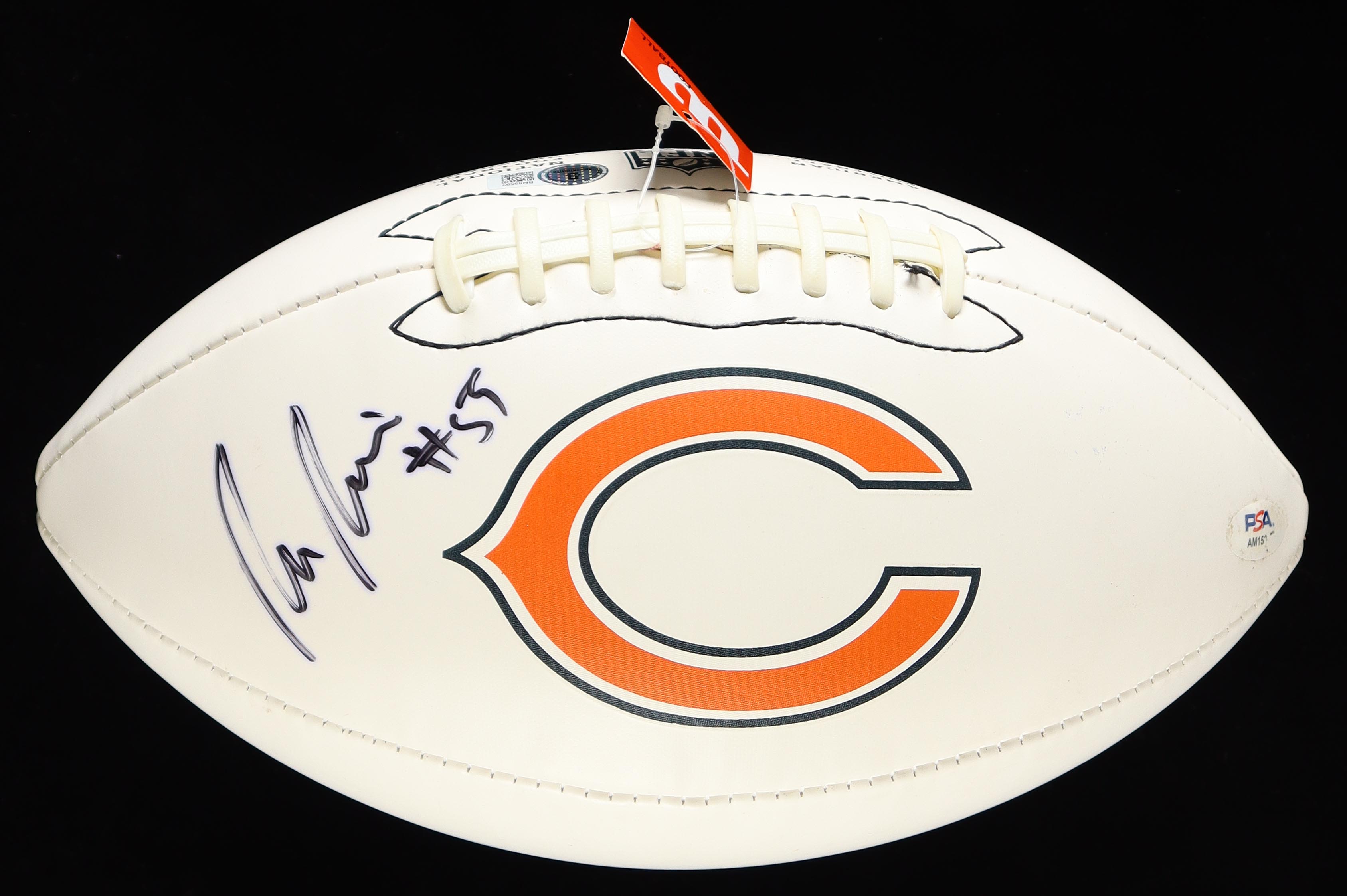 Ron Rivera Signed Bears Logo Football (Beckett) | Pristine Auction