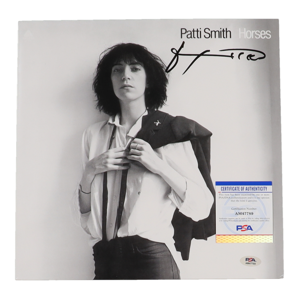 Patti Smith Signed "Horses" Vinyl Record Album (PSA) | Pristine Auction