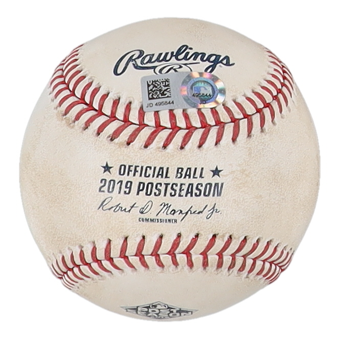 2019 Game-Used Postseason Baseball (MLB) | Pristine Auction