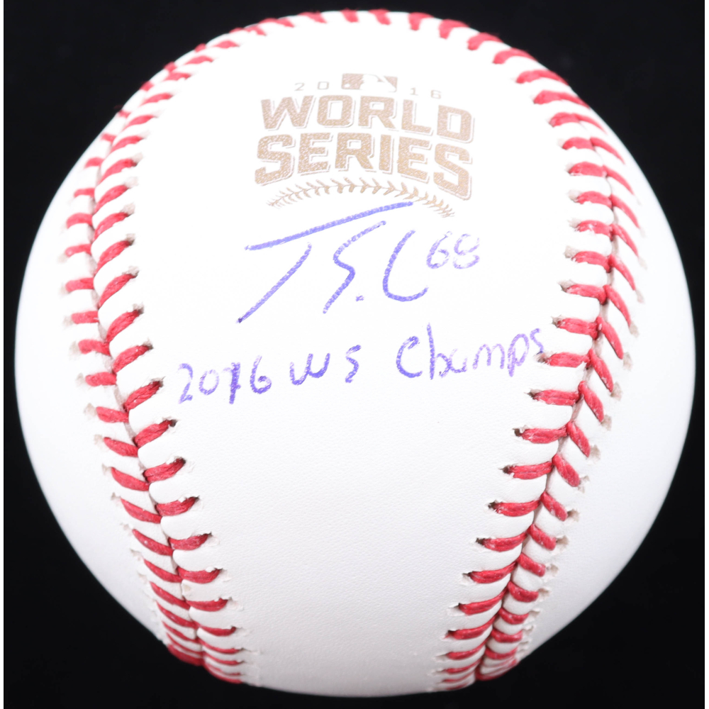 Jorge Soler Signed 2016 World Series Logo Baseball Inscribed "2016 WS ...