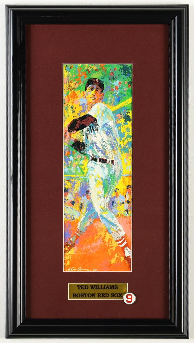 LeRoy Neiman's Ted Williams "The Splendid Splinter" Custom Framed Print ...