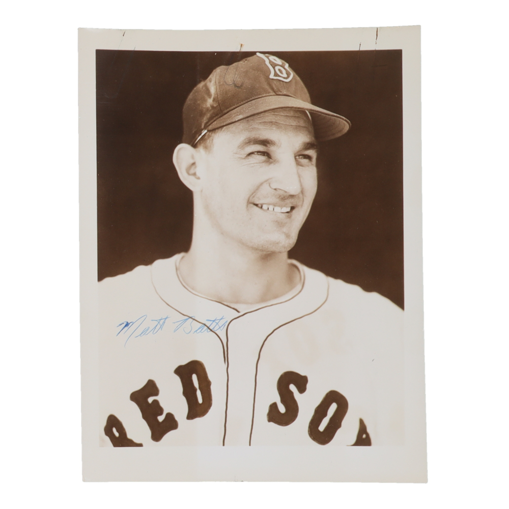 Matt Batts Signed Red Sox 6x7 Photo (JSA) | Pristine Auction