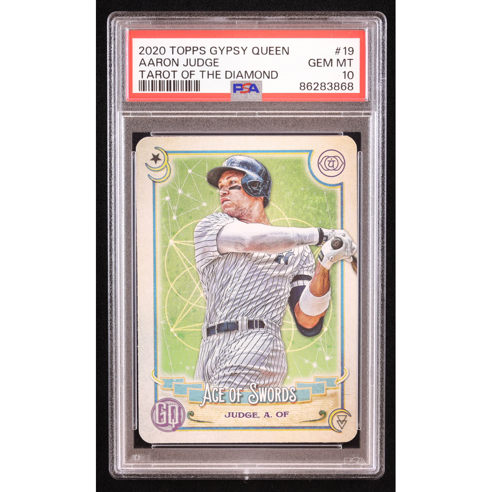 Aaron Judge 2020 Topps Gypsy Queen Tarot of the Diamond #TOD19 (PSA 10 ...