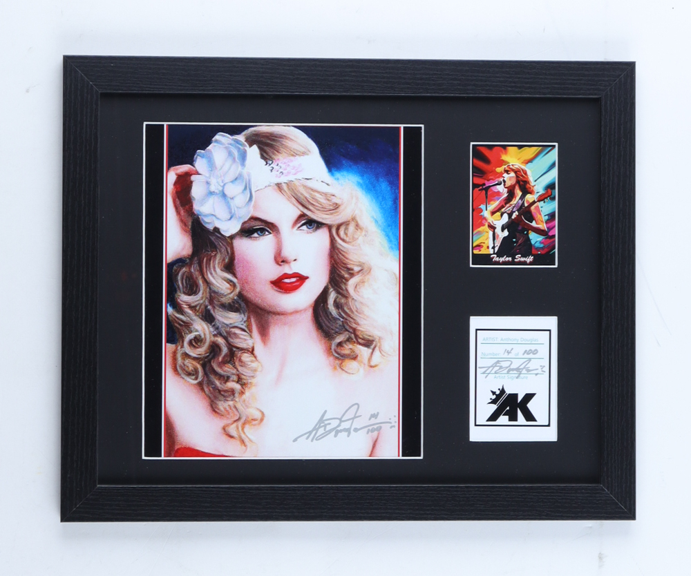 "Taylor Swift" LE Custom Framed Lithograph Print Display By Anthony ...