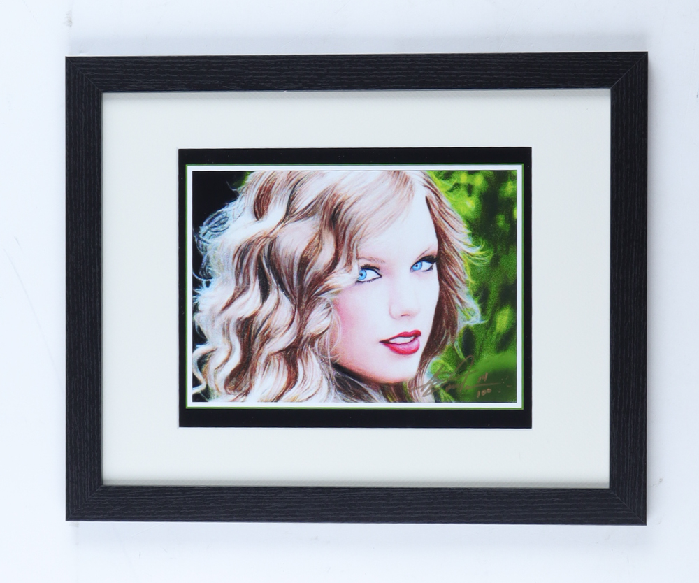 "Taylor Swift" LE Custom Framed Lithograph Print Display By Anthony ...