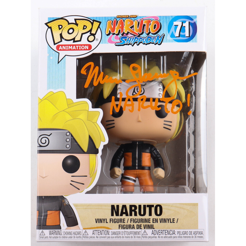 Maile Flanagan Signed "Naruto Shippuden" #71 Naruto Uzumaki Funko Pop ...