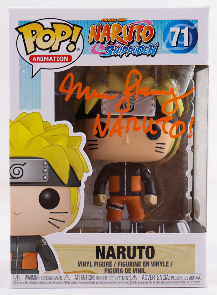 Maile Flanagan Signed "Naruto Shippuden" #71 Naruto Uzumaki Funko Pop ...