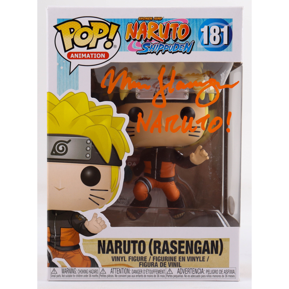 Maile Flanagan Signed "Naruto Shippuden" #71 Naruto Uzumaki Funko Pop ...