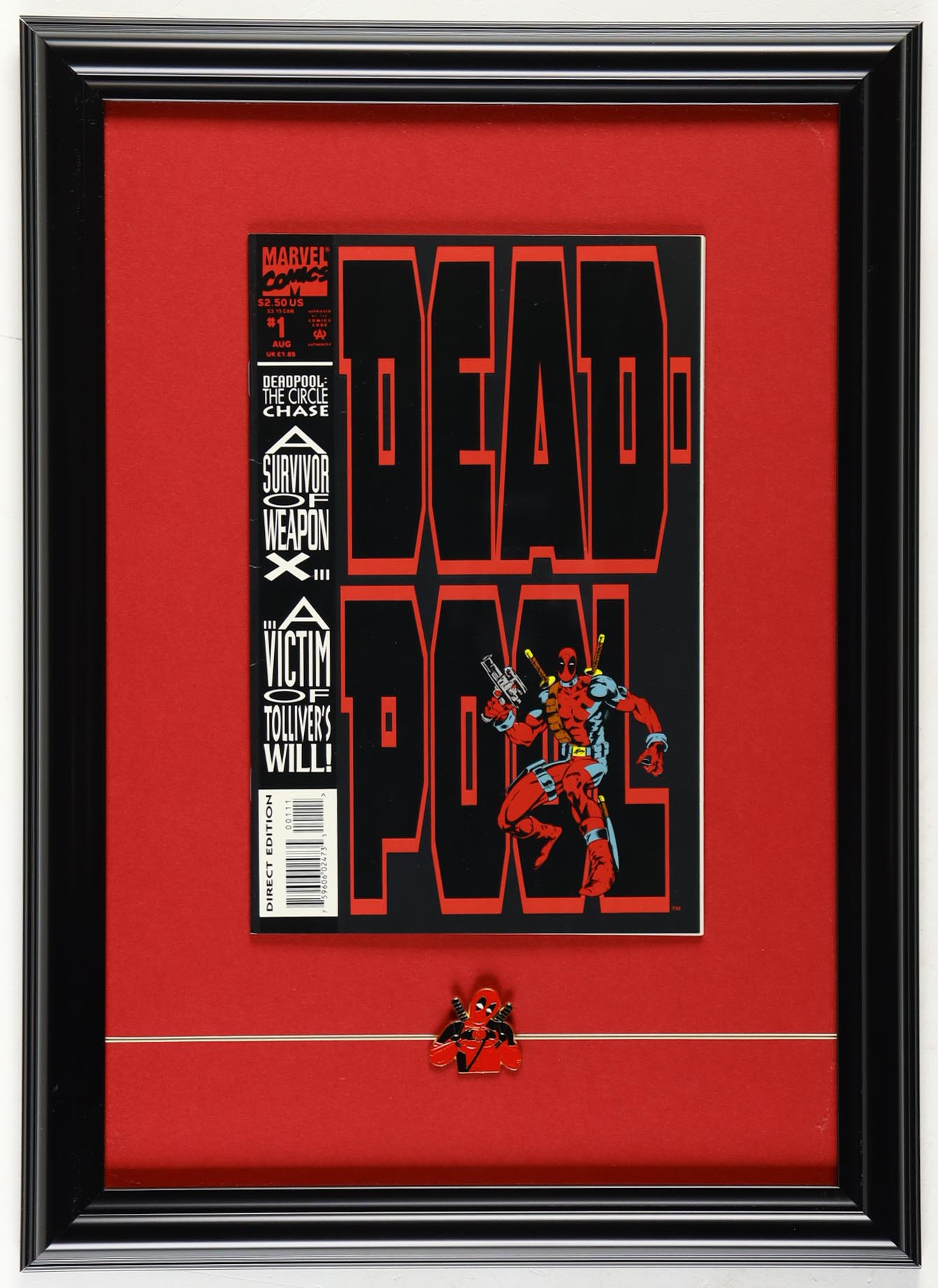 Vintage 1993 "Deadpool - The Circle Chase" Issue #1 Marvel Custom ...