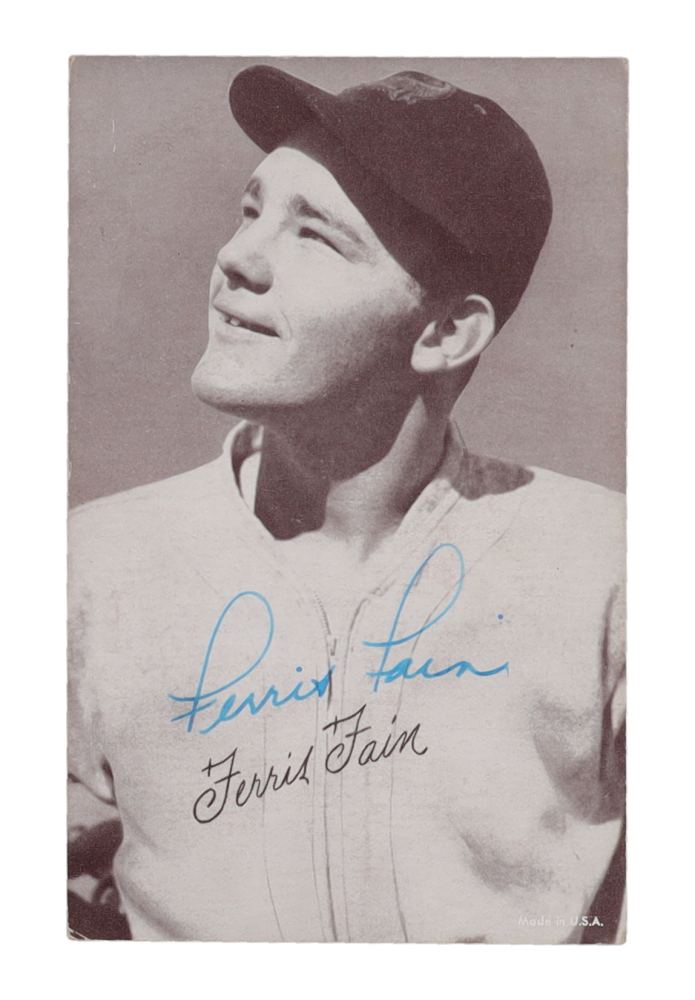 Ferris Fain Signed 3x5 Photo (JSA) | Pristine Auction