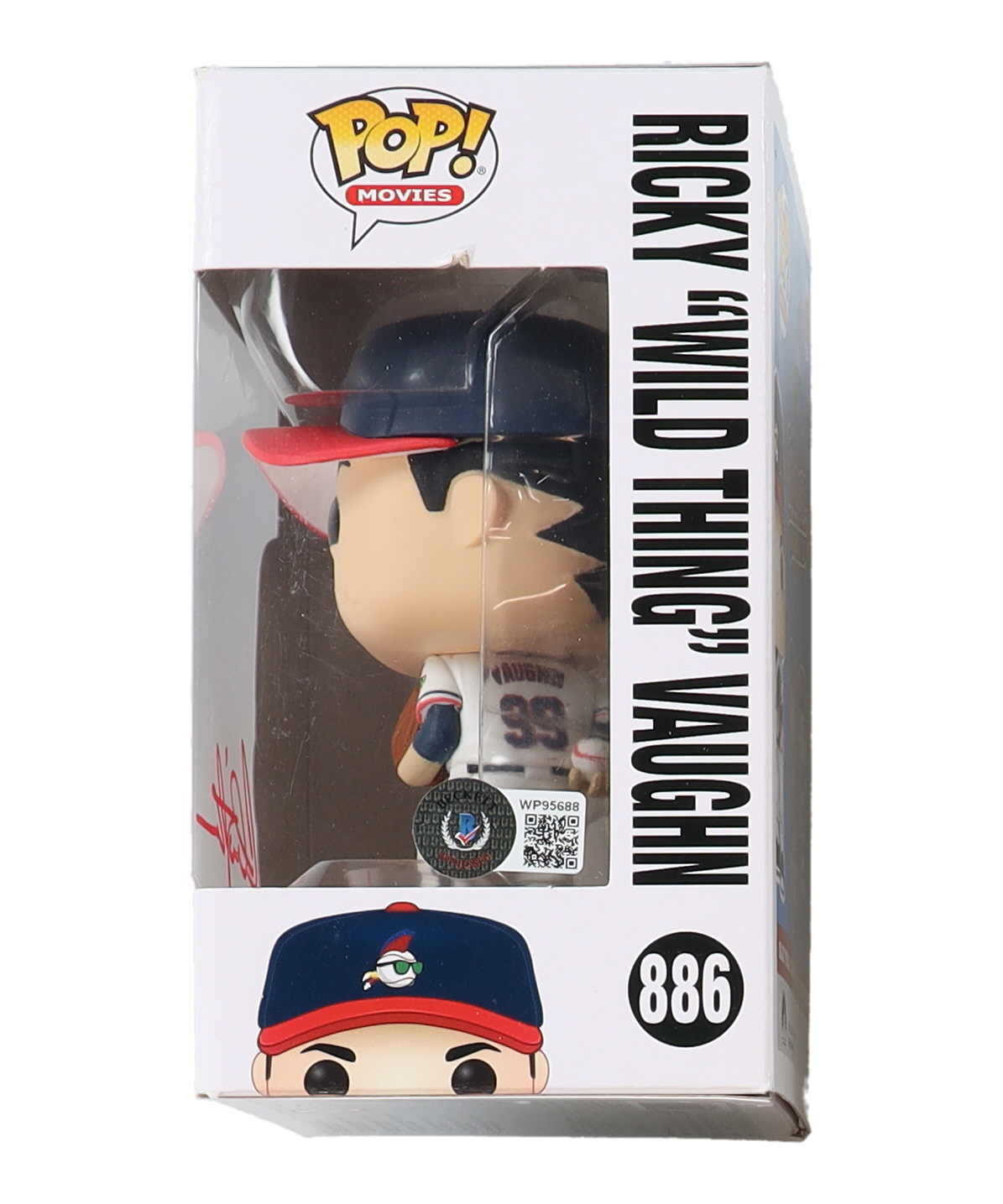 Charlie Sheen Signed "Major League" #886 Ricky 'Wild Thing' Vaughn ...