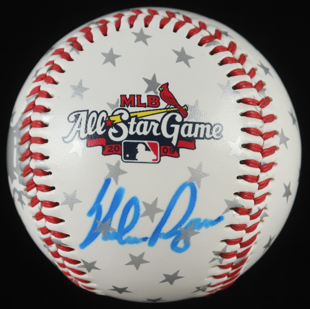 Nolan Ryan Signed 2009 All-Star Game Logo Baseball With Display Case ...