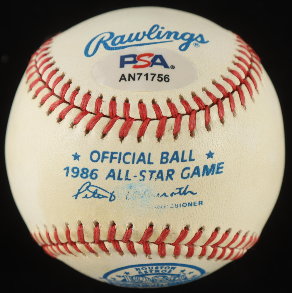Ryne Sandberg Signed 1986 World Series Champions Logo Baseball With ...