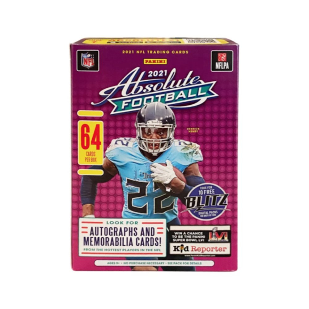 2021 Panini Absolute Football Blaster Box with (8) Packs | Pristine Auction