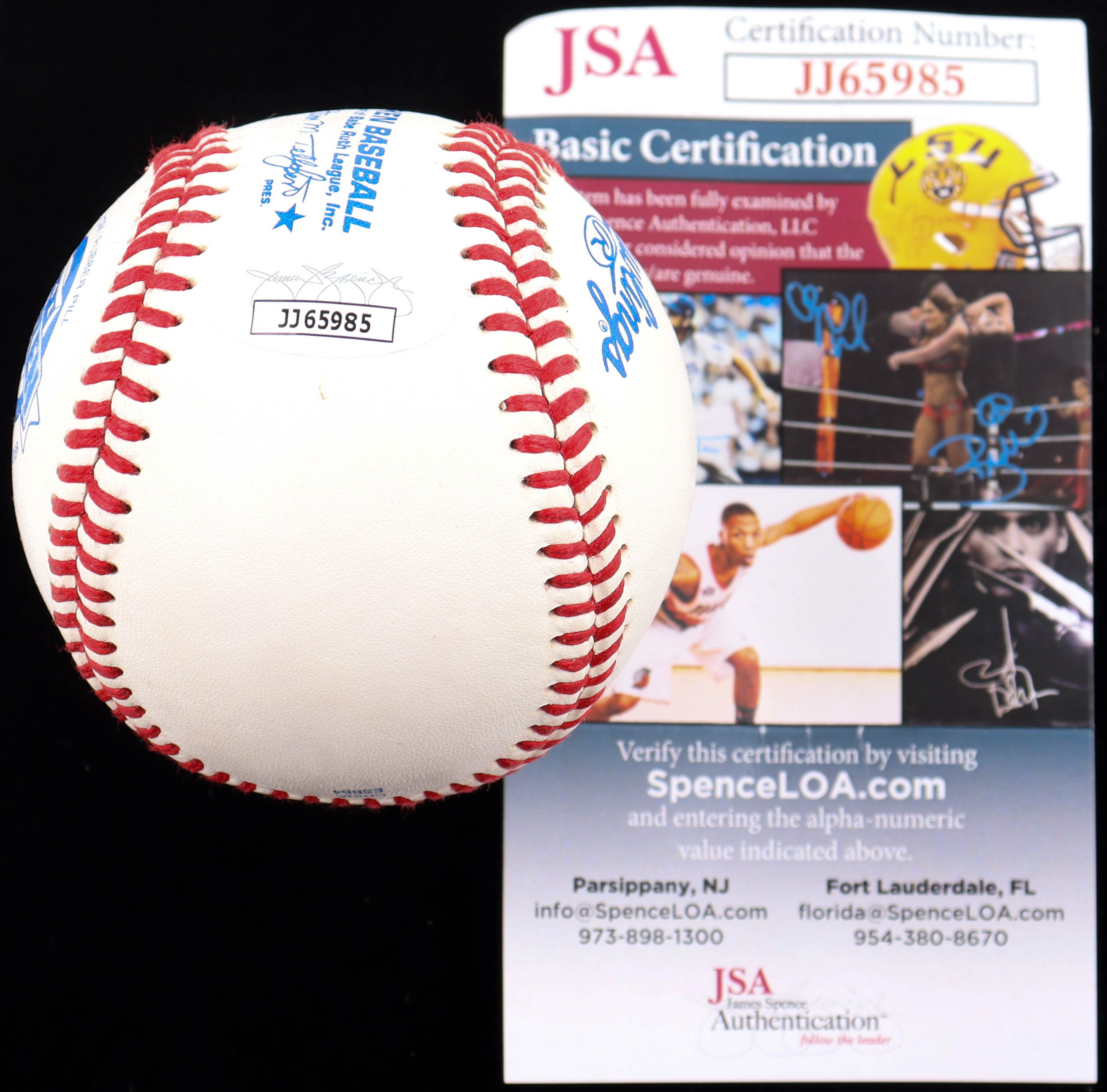 Peter Ueberroth Signed Ripken Logo Commemorative Baseball (JSA ...