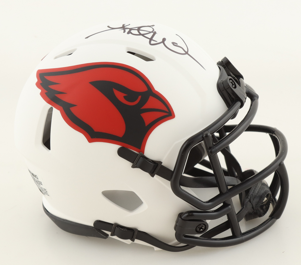 Kurt Warner Signed Cardinals Lunar Eclipse Alternate Speed Mini Helmet ...
