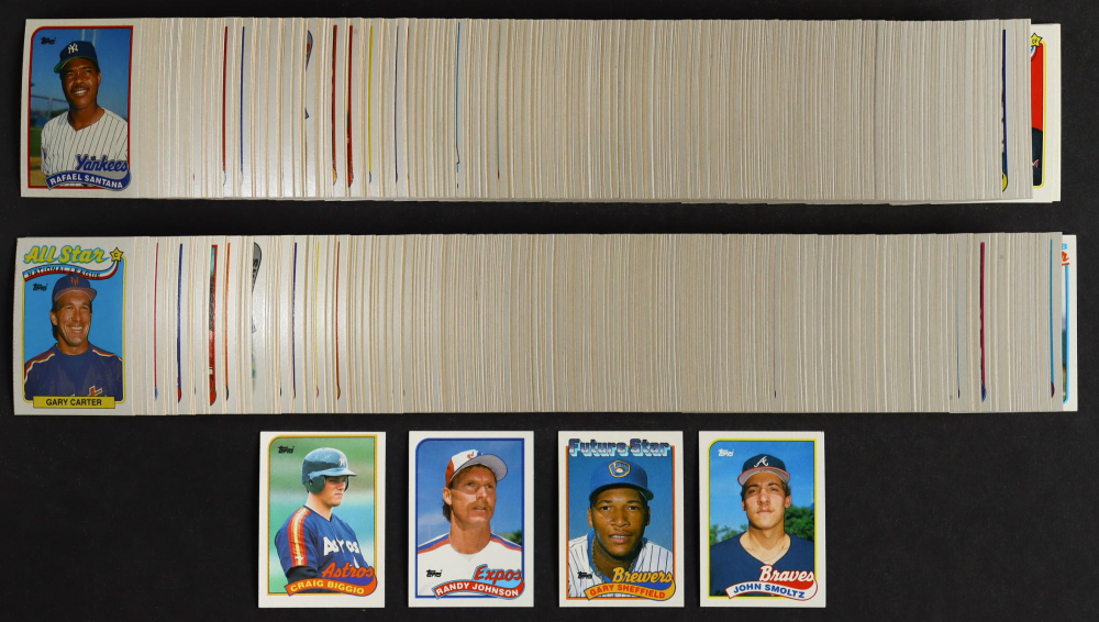 1989 Topps Baseball Complete Set of (792) Cards with Craig Biggio #49 ...