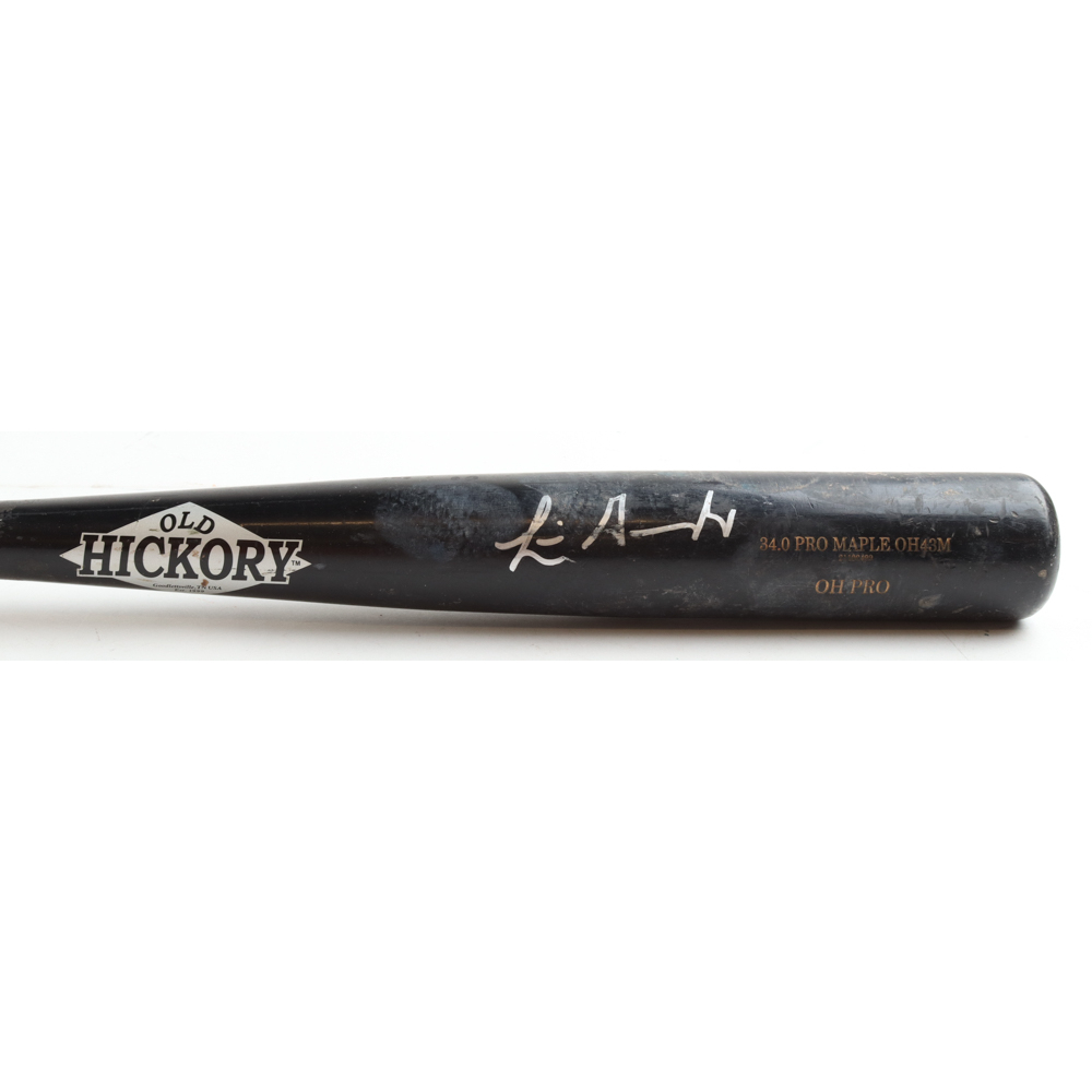 Luis Gonzalez Signed Game-Used Old Hickory Baseball Bat (JSA ...
