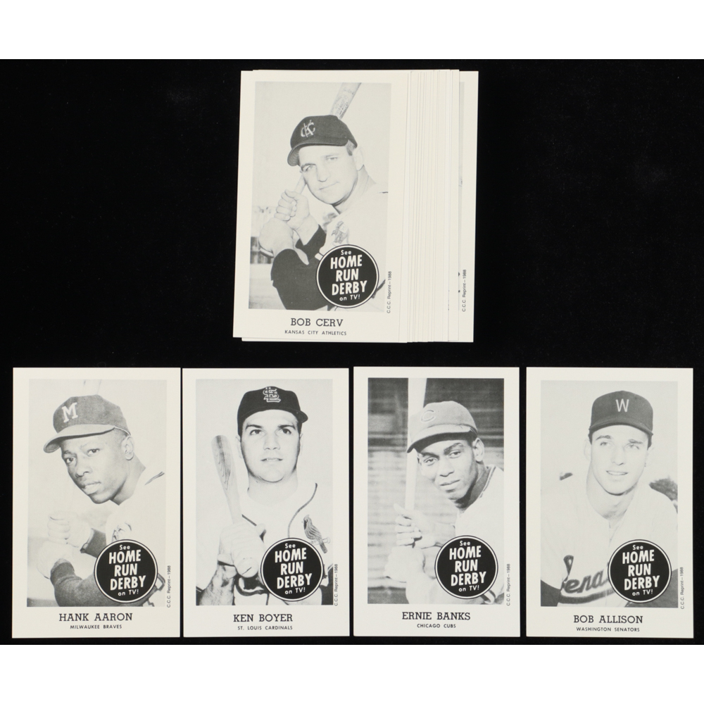 1988 CCC Home Run Derby 1959 Reprint Baseball Complete Set of (19 ...