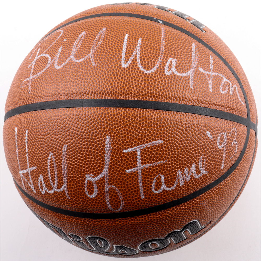 Bill Walton Signed NBA Basketball Inscribed "Hall Of Fame '93" (JSA ...