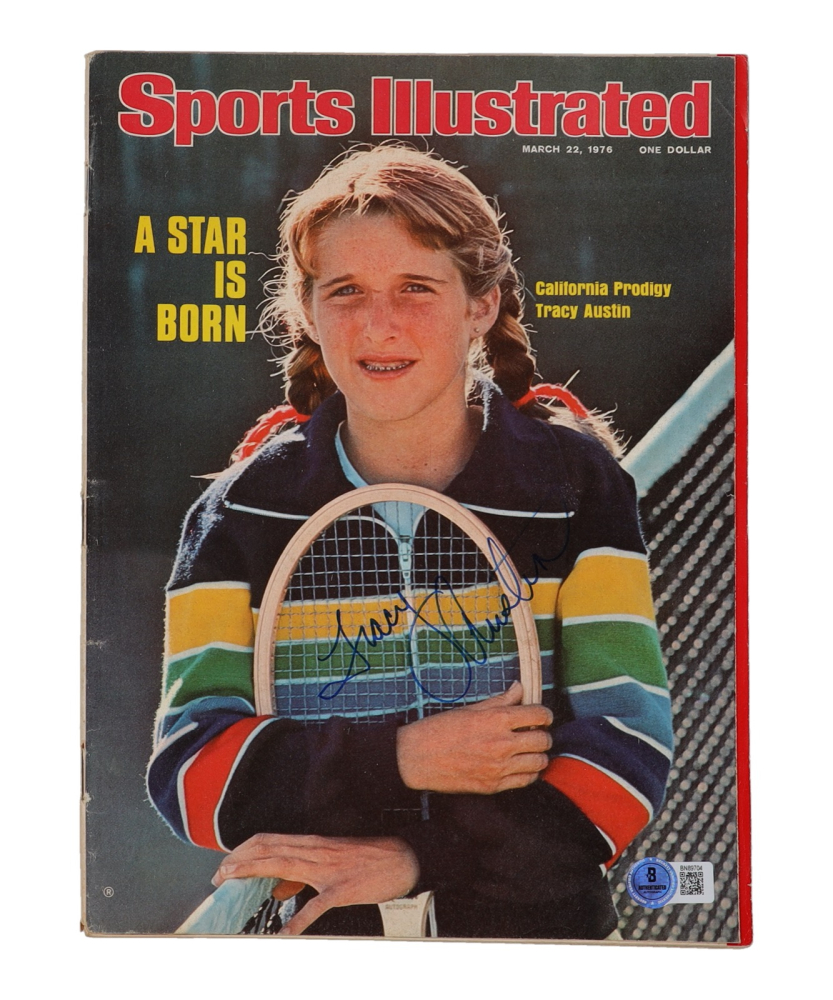 Tracy Austin Signed 1976 Sports Illustrated Magazine (Beckett) | Pristine Auction