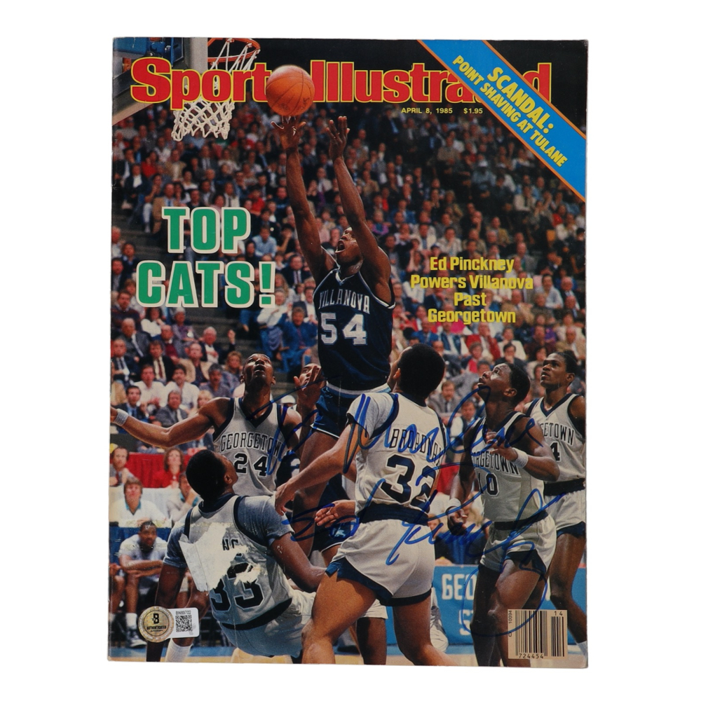 Ed Pinckney Signed 1985 Sports Illustrated Magazine (Beckett) | Pristine Auction