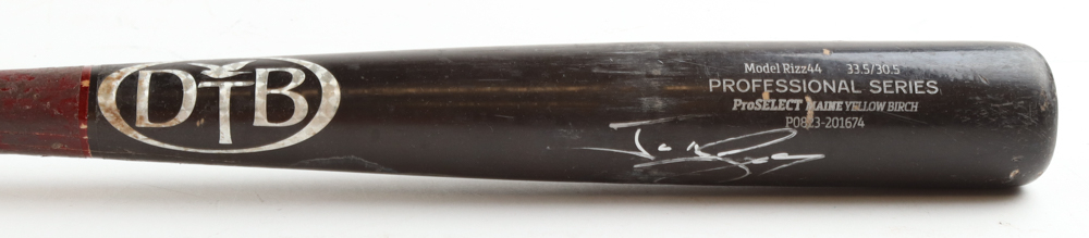 Jonny Gomes Signed DTB Game-Used Baseball Bat (JSA) | Pristine Auction