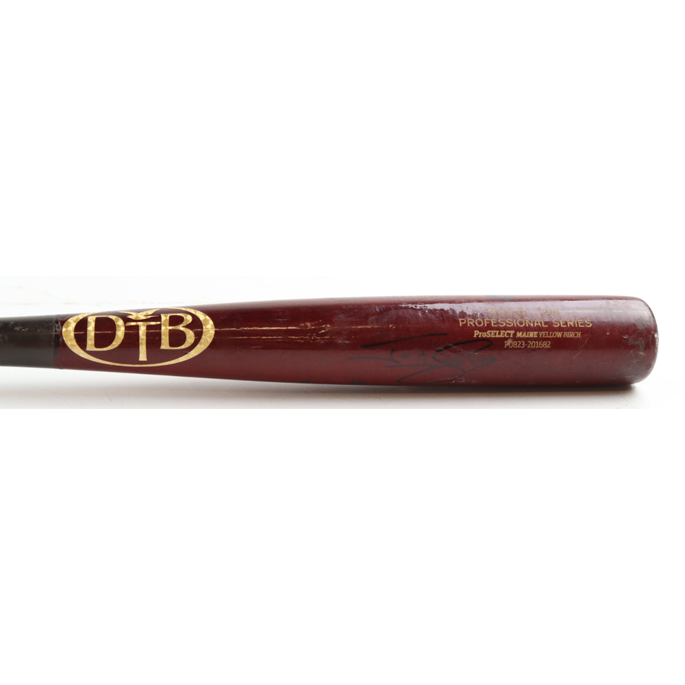 Jonny Gomes Signed DTB Game-Used Baseball Bat (JSA) | Pristine Auction