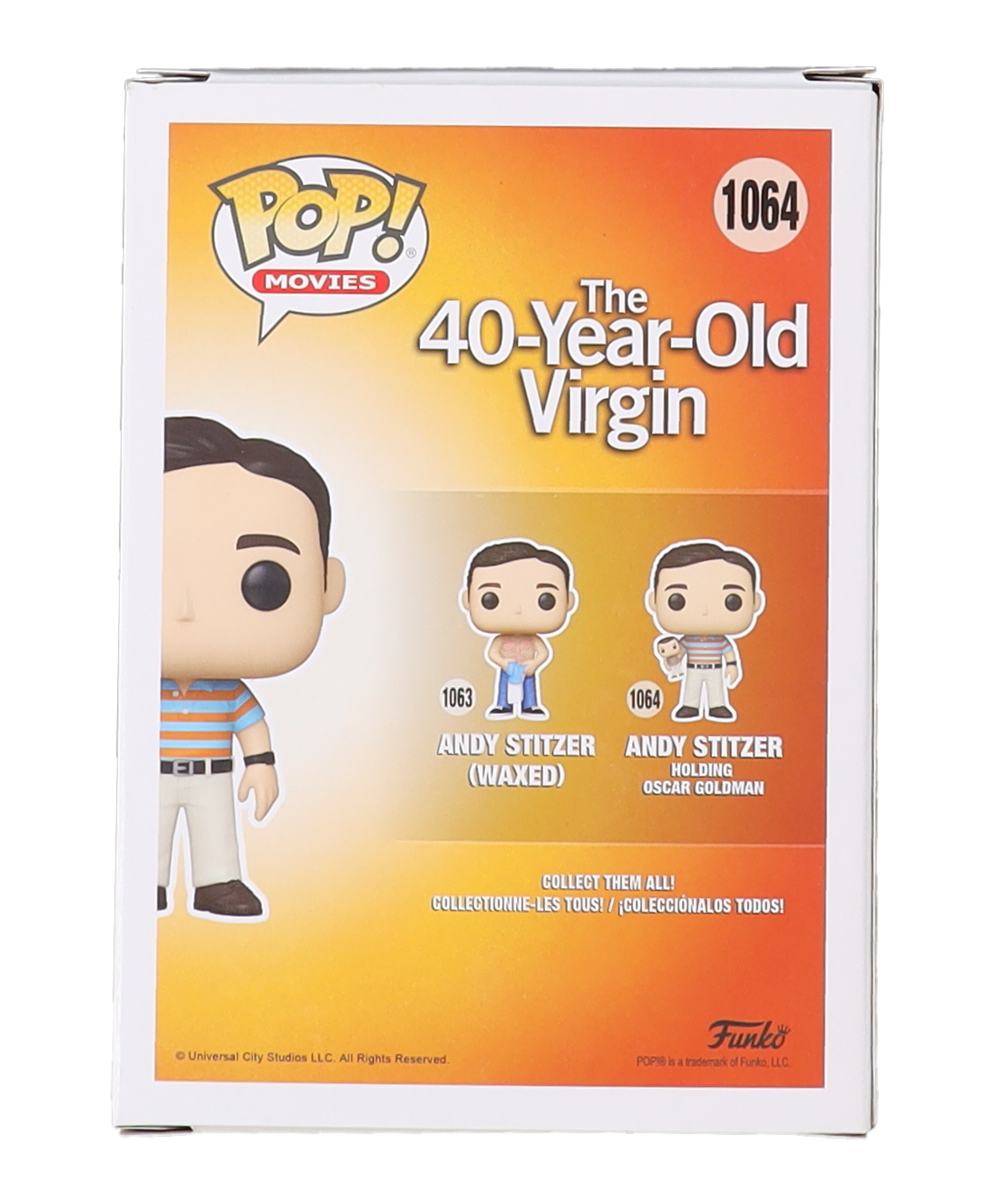 Judd Apatow Signed "The 40 Year Old Virgin" #1064 Andy Stitzer Holding ...