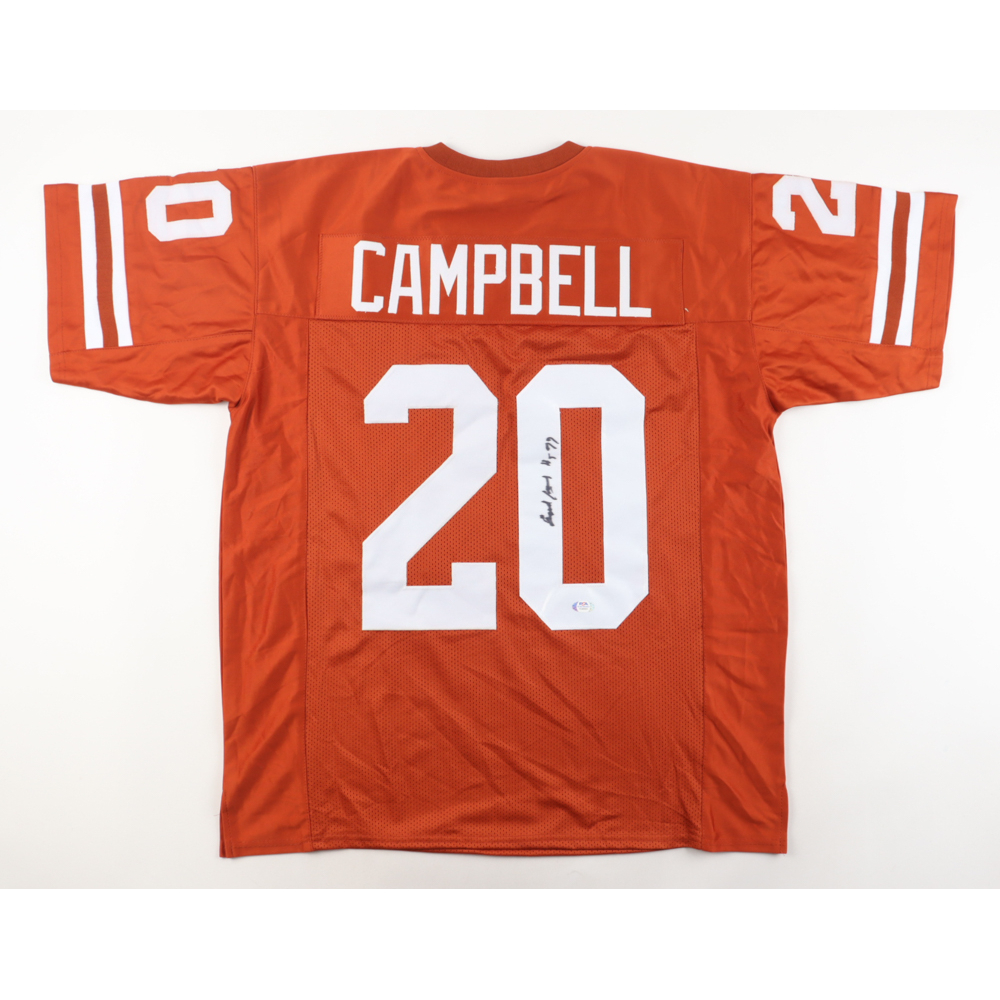 Earl Campbell Signed Jersey Inscribed "HT 77" (PSA) | Pristine Auction