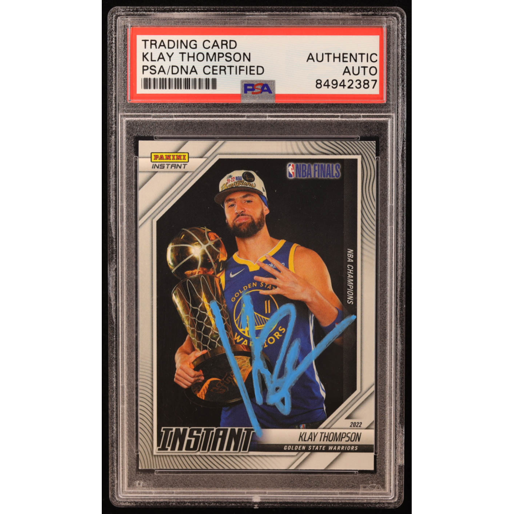 Klay Thompson Signed 2021-22 Panini Instant #15 (PSA) | Pristine Auction