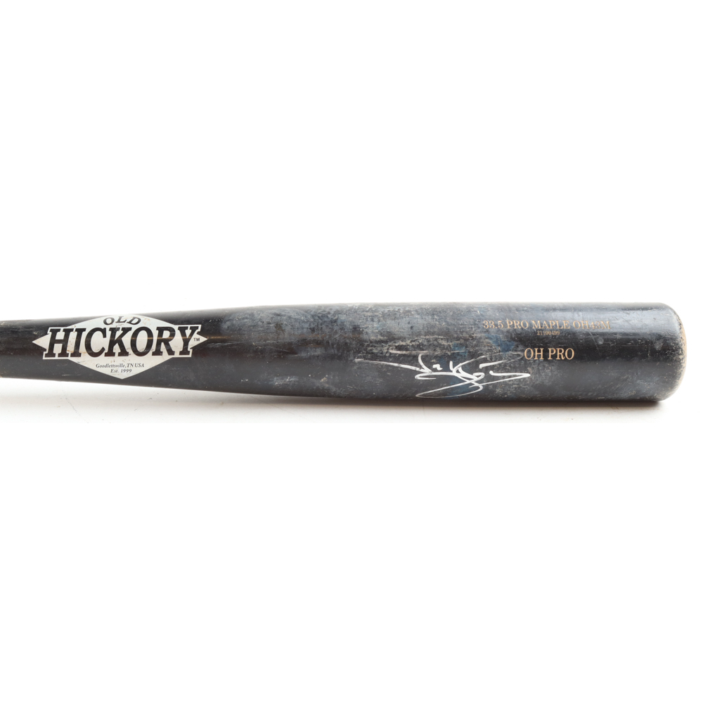 Jonny Gomes Signed Game-Used Old Hickory Baseball Bat (JSA) | Pristine ...