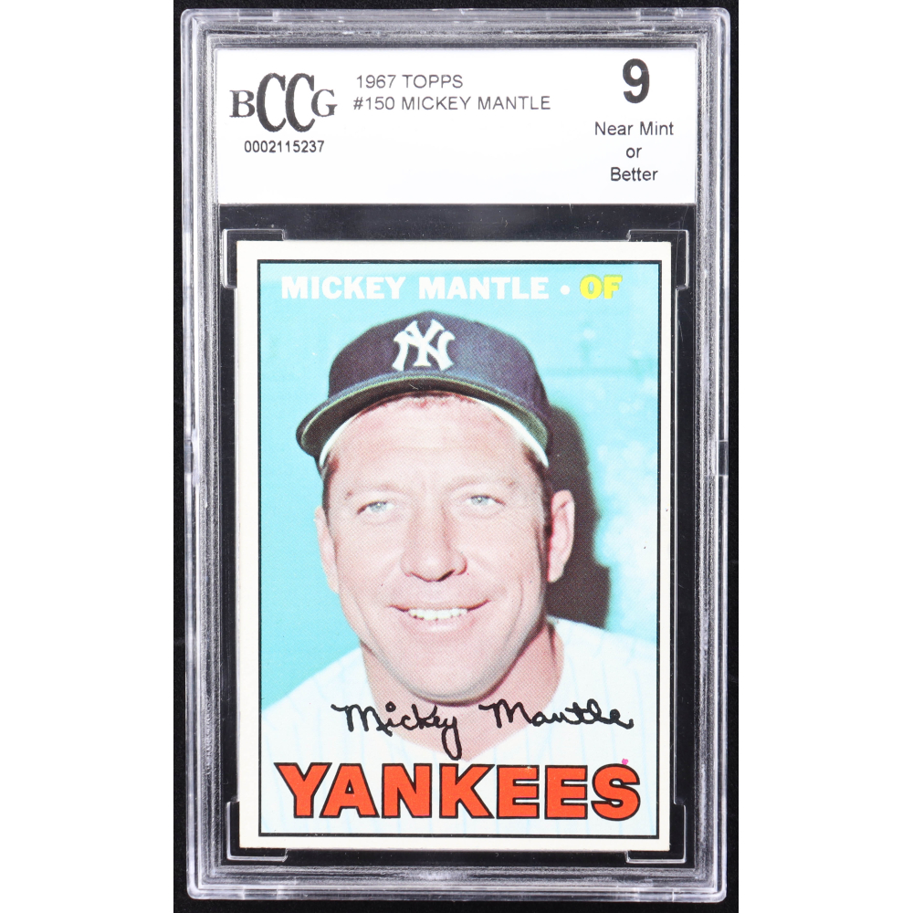 Mickey Mantle 1967 Topps #150 (BCCG 9) | Pristine Auction