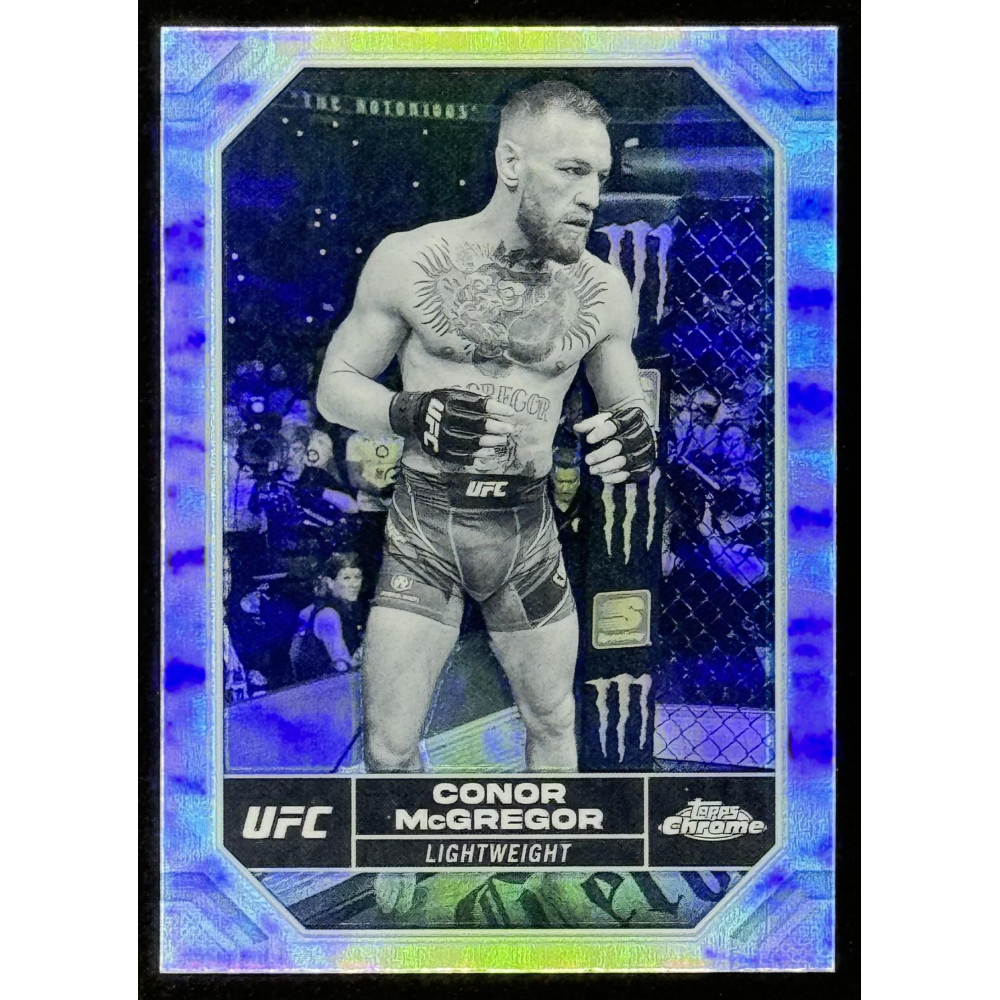 Conor McGregor 2024 Topps Chrome UFC Negative Refractors #49 | Pristine ...