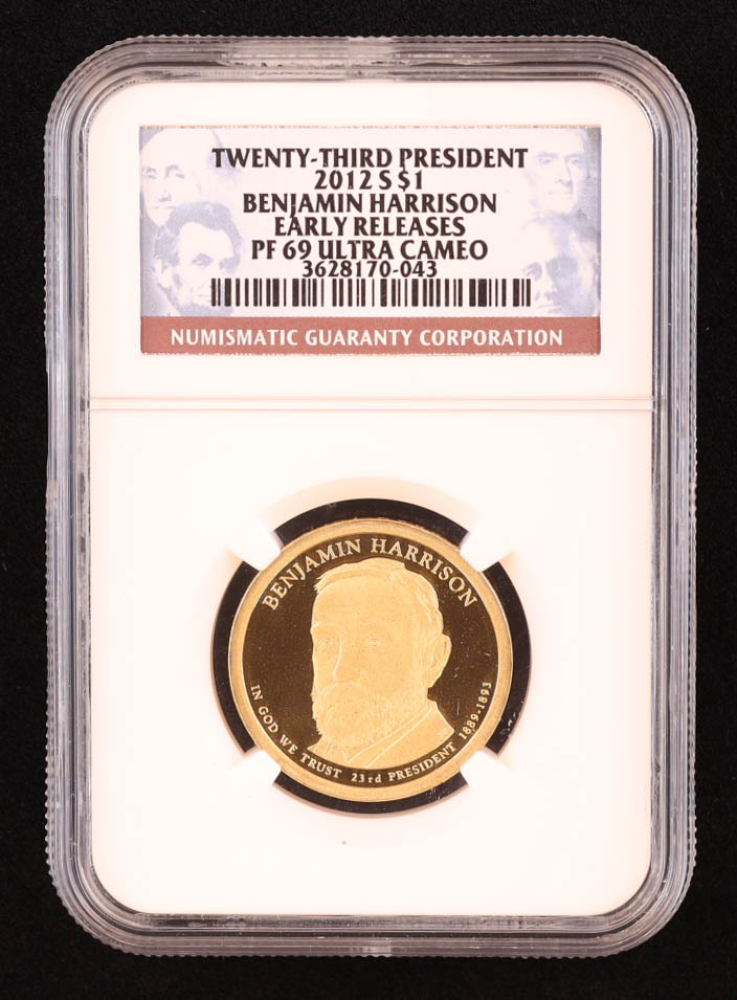 2012-S U.S. Presidential Proof $1 Coin - Benjamin Harrison 23rd ...
