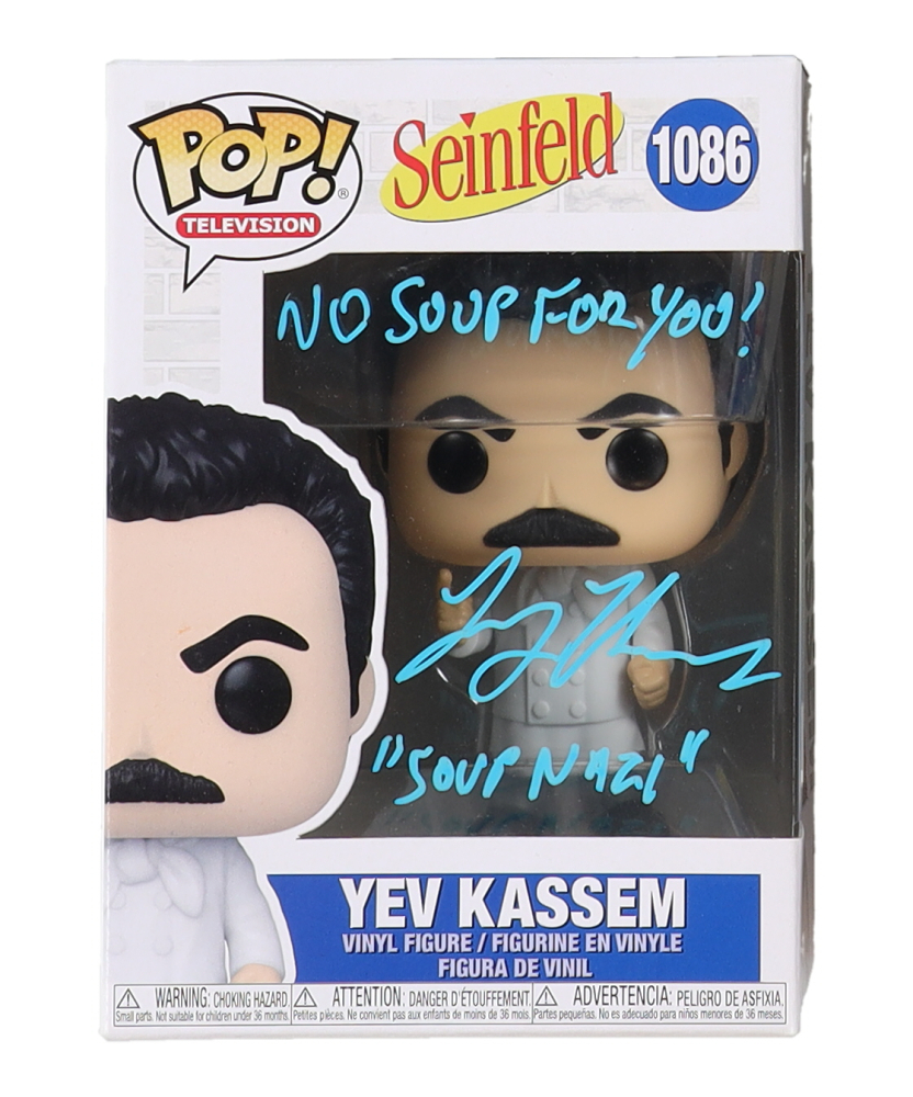 Larry Thomas Signed "Seinfeld" #1086 Yev Kassem Funko Pop! Vinyl Figure ...