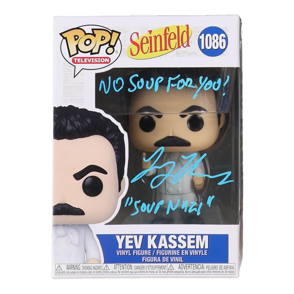Larry Thomas Signed "Seinfeld" #1086 Yev Kassem Funko Pop! Vinyl Figure ...