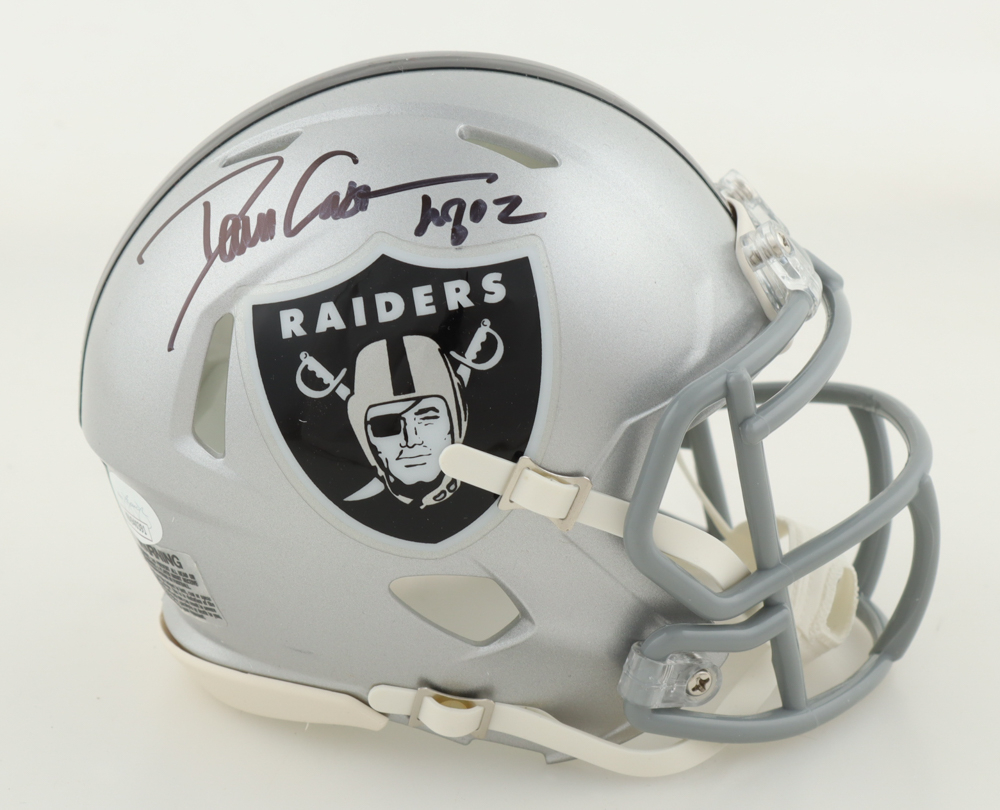 Dave Casper Signed Raiders Speed Mini Helmet Inscribed "HOF 02" (JSA ...